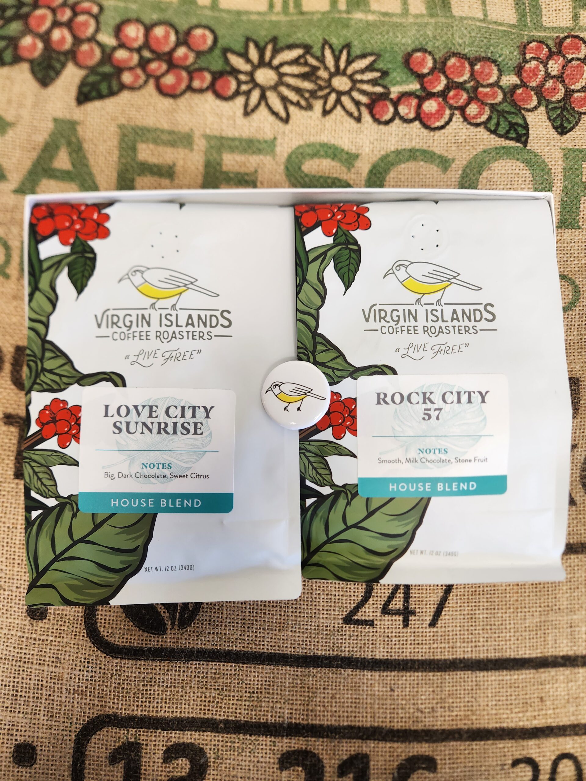 Gift Box - House Blend Coffee Beans - Virgin Islands Coffee Roasters